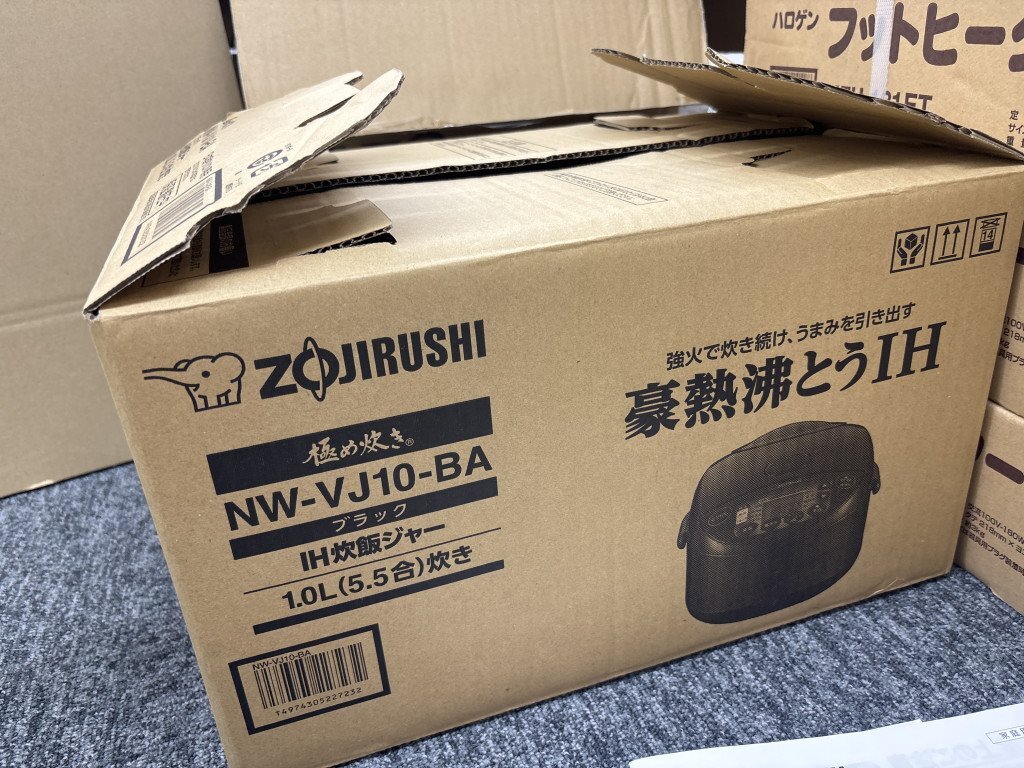 Yahoo!オークション - 182326 ZOJIRUSHI 象印 IH炊飯ジャー NW-VJ10型 ...