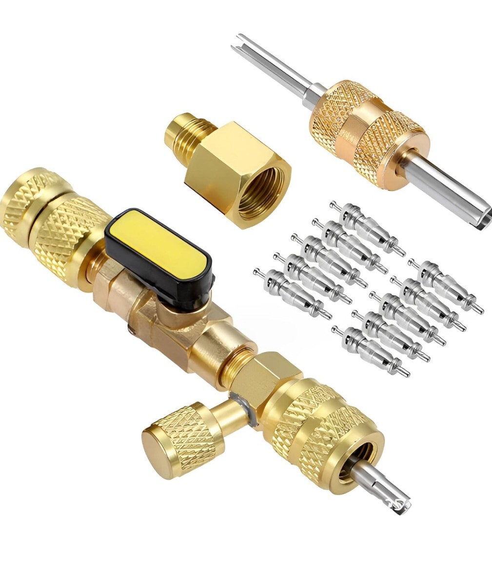 Yahoo!オークション - バルブコアリムーバー インストーラー R12 R410 ...