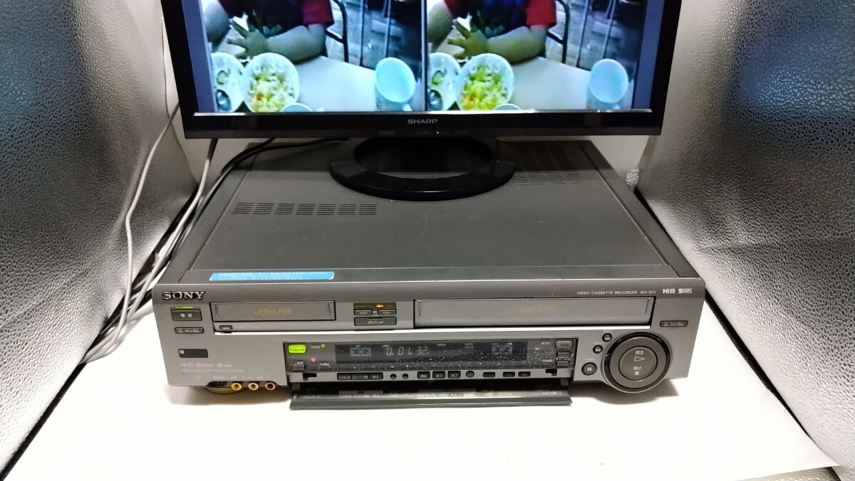 Yahoo!オークション - SONY Hi8/S-VHS WV-ST1 ソニー ビデオカセットレ...