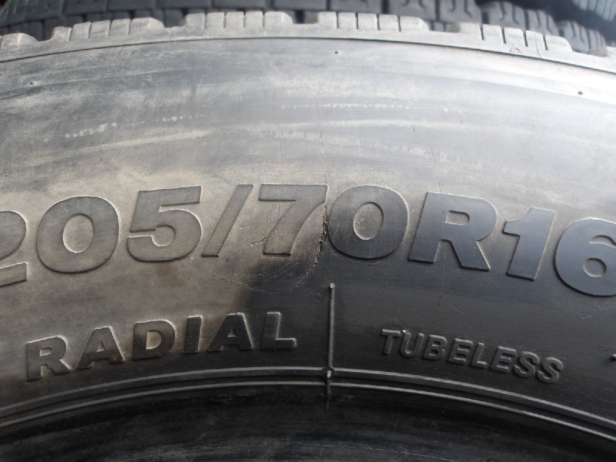 Yahoo!オークション - P13-13 送料無料 205/70R16 6本セット ミックス ...