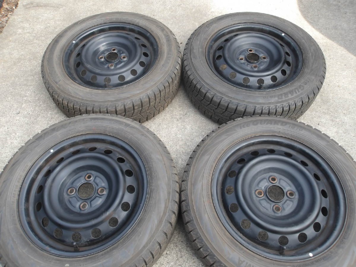 Yahoo!オークション - P47-ソ2 送料無料 175/65R15 冬4本セット スタッ...