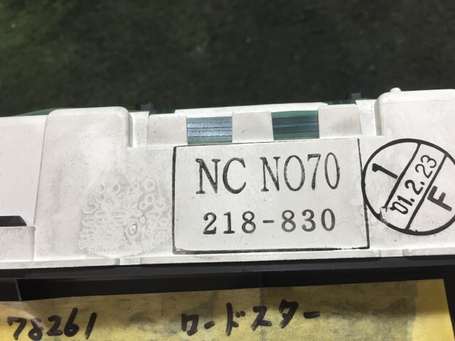 Yahoo!オークション - ロードスター GF-NB6C スピードメーター A3E 782...