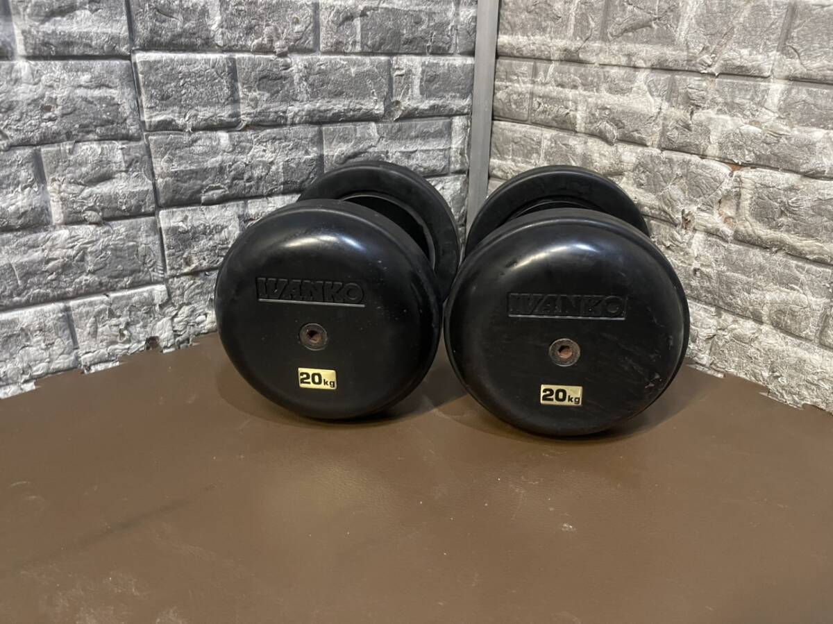 Yahoo!オークション - IVANKO イヴァンコ ダンベル 20Kg×2/計40Kg 筋...