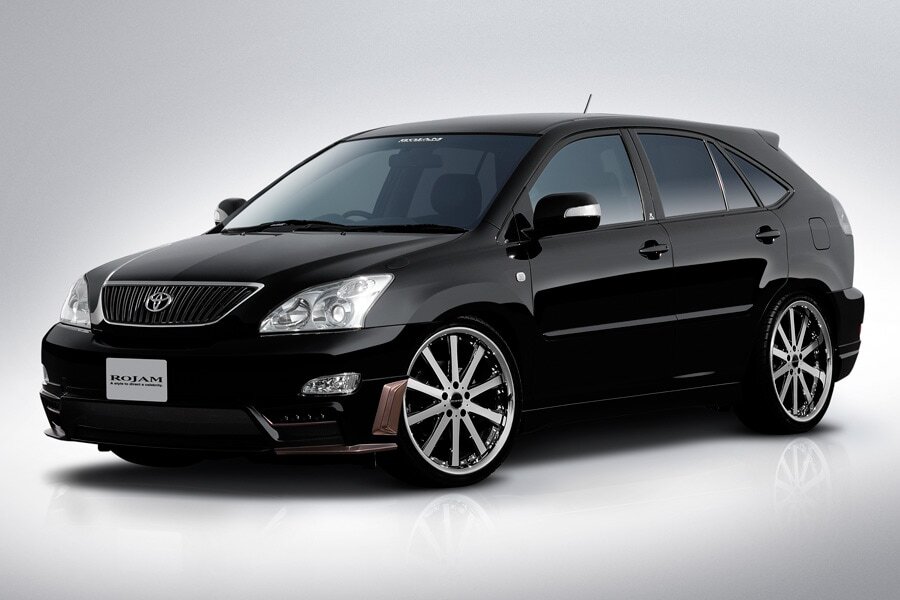 Yahoo!オークション - 30ハリアー フロントハーフエアロ ROJAM 新品 ...