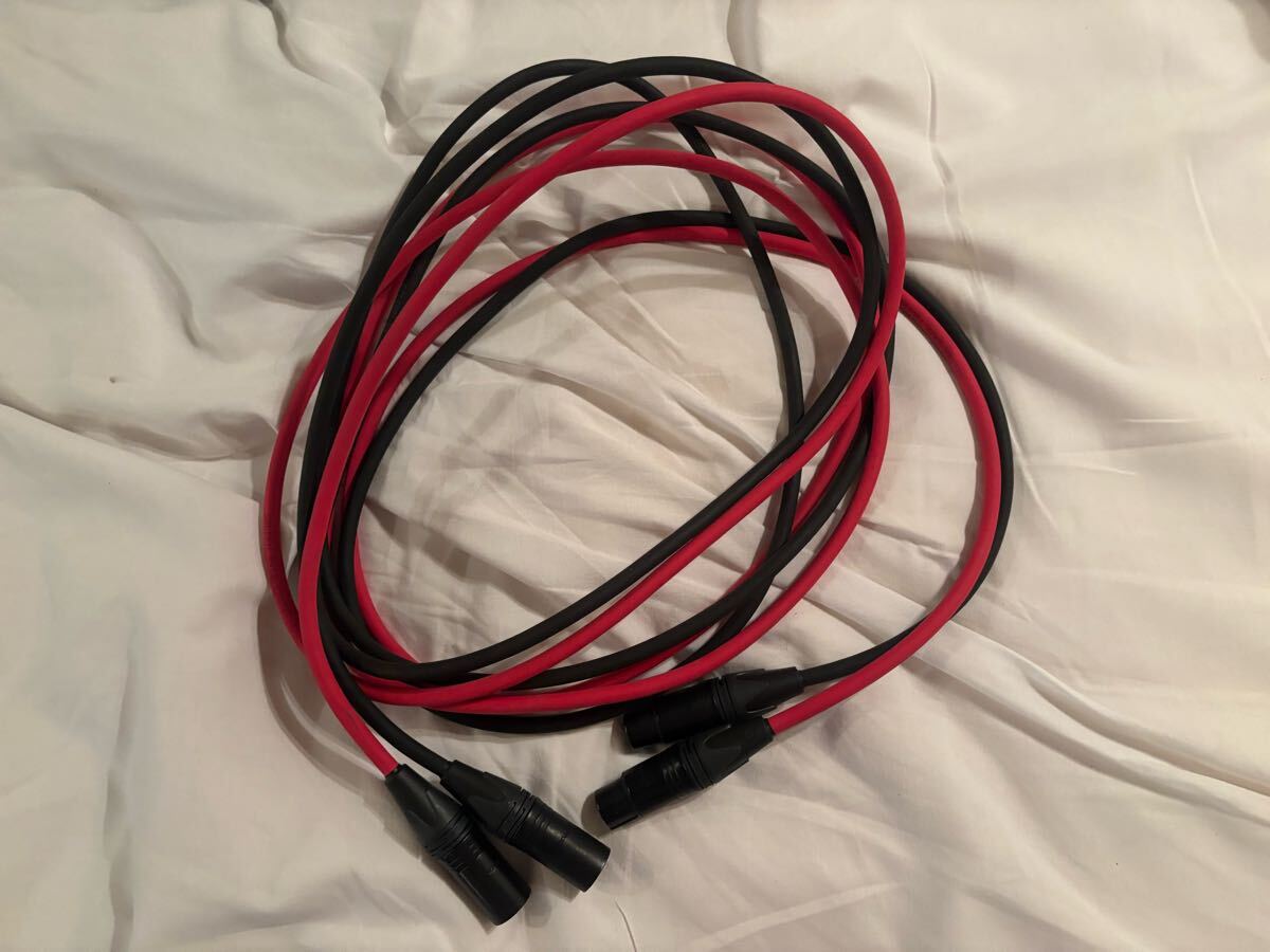 Yahoo!オークション - BELDEN 8412 XLRケーブル 約3m ペア NEUTRIK NC-...