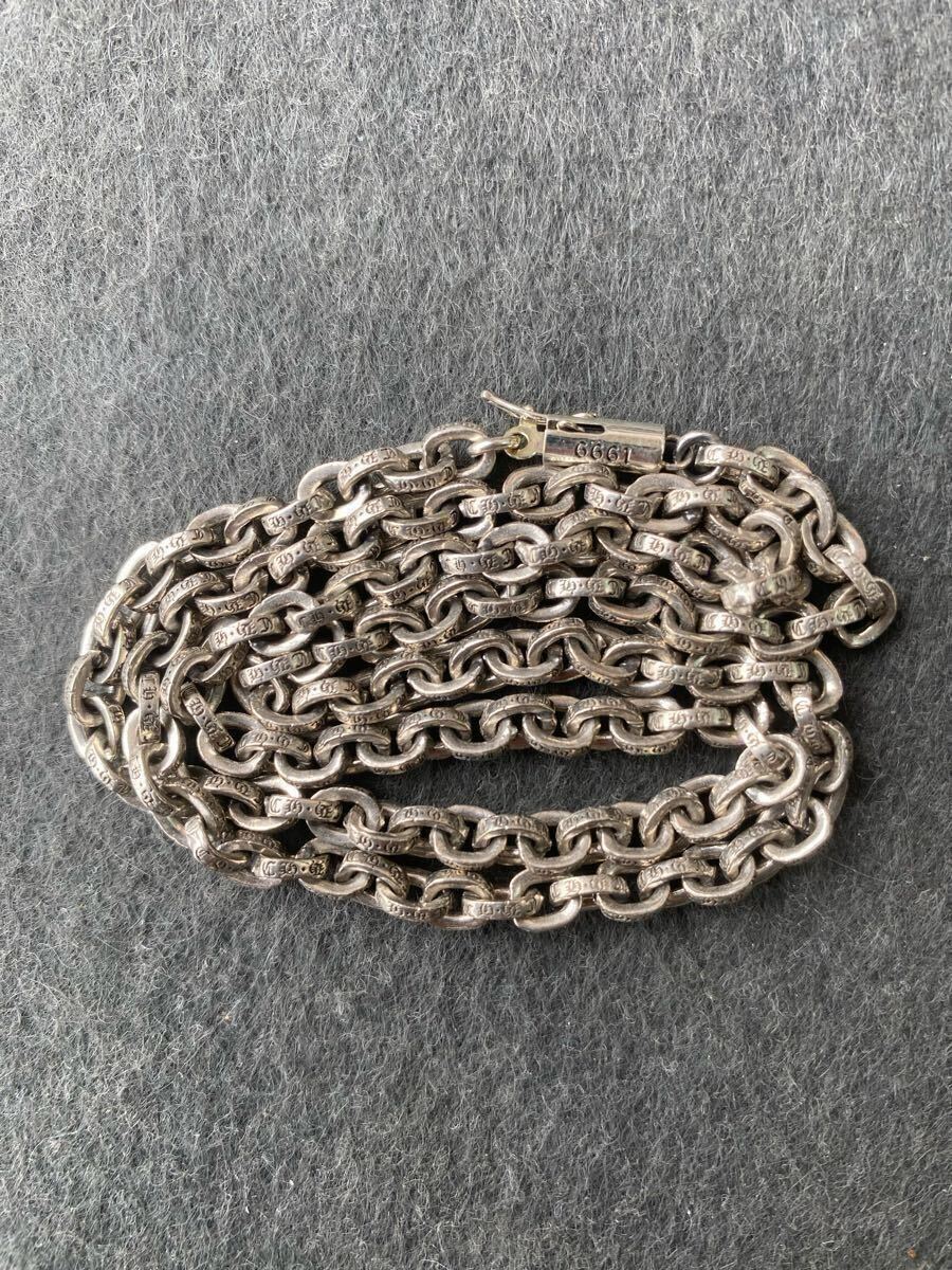 Yahoo!オークション - Chrome Hearts ペーパーチェーン SV925 50cm ク...