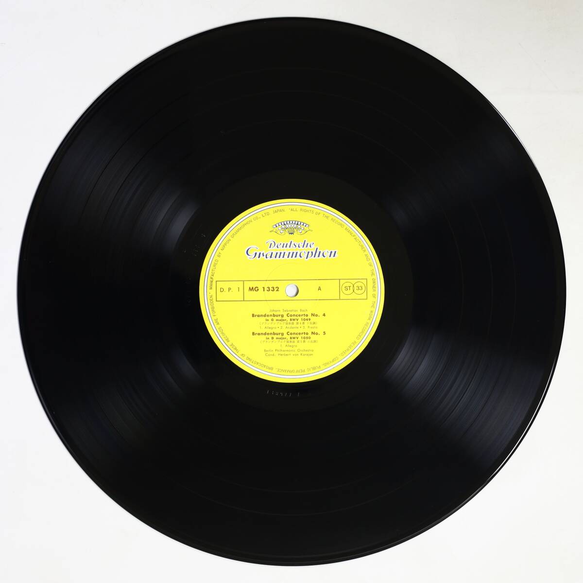 Yahoo!オークション - 【日DGG LP】カラヤン BPO/バッハ ブランデンブ...