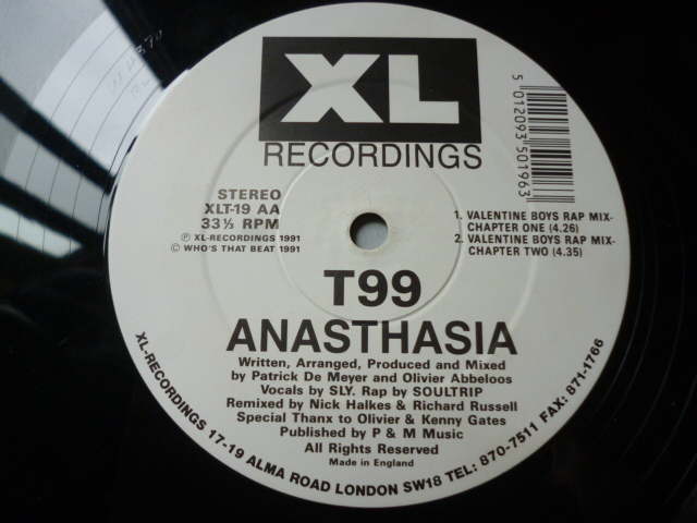 Yahoo!オークション - T99 / Anasthasia 超絶アッパー RAVE TECHNO CLA...