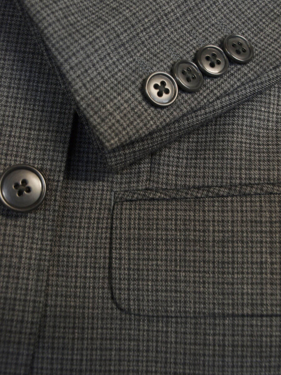 Yahoo!オークション - 処分秋冬A5/T165-175-W78/濃グレーチェック/毛...