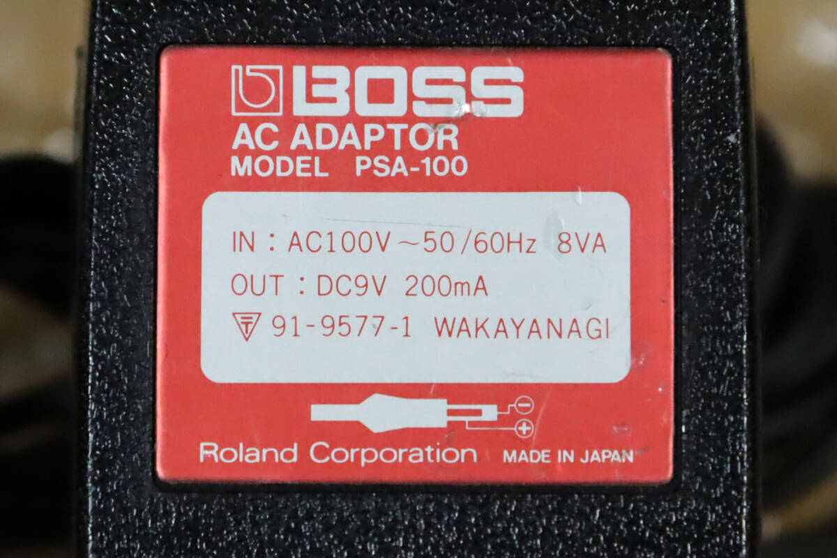BOSS PSA-100 DC9V 200mA MADE IN JAPAN ボス アダプター 日本製(その他)｜売買されたオークション情報、yahooの商品情報をアーカイブ公開 ...