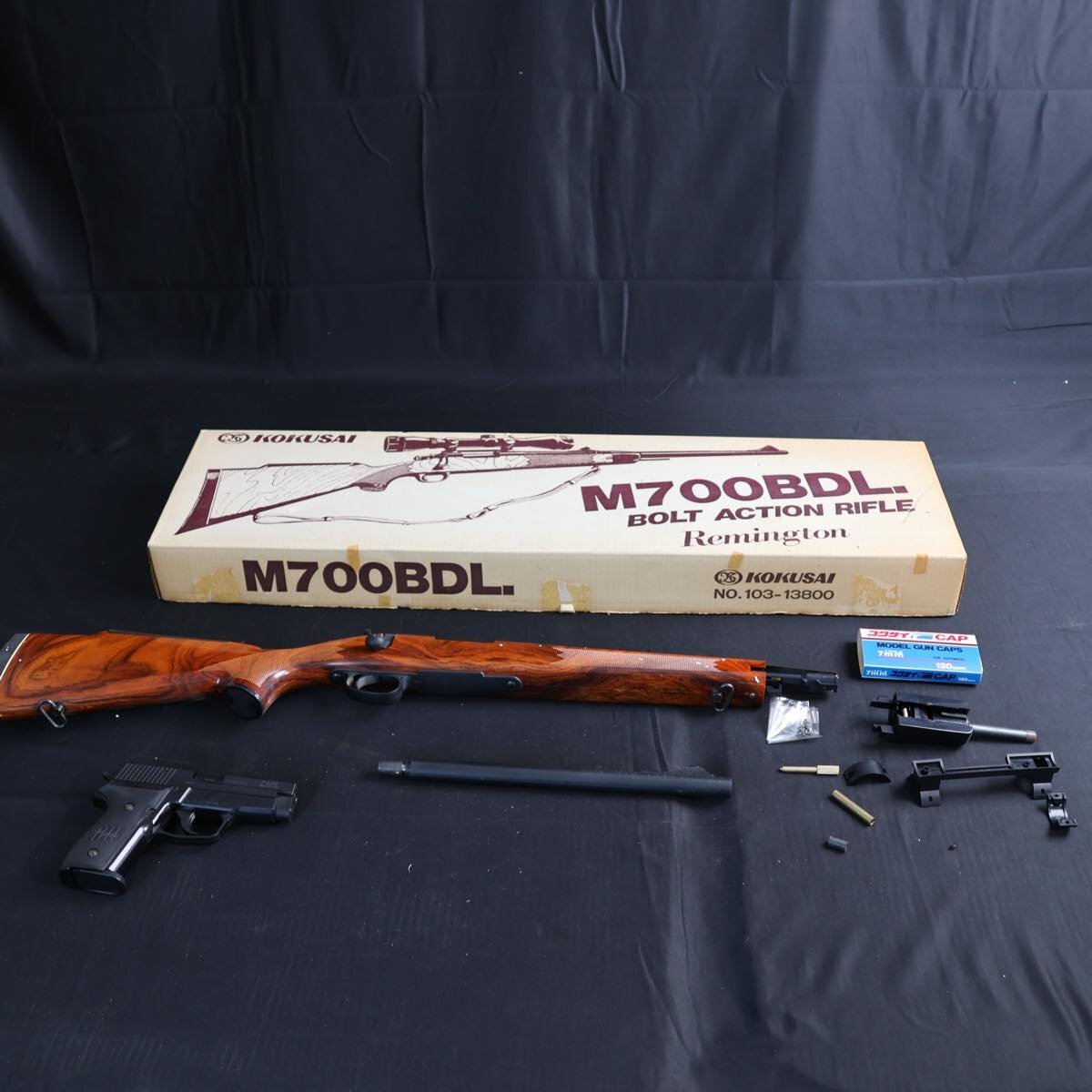 Yahoo!オークション - コクサイ レミントン M700 BDL エアガン モデル...