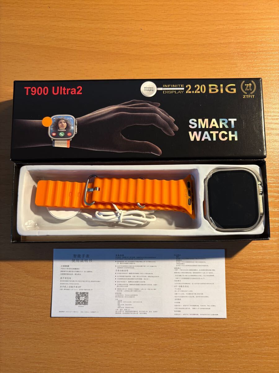 Yahoo!オークション - 【新品未使用】大画面スマートウォッチ T900 Ult...