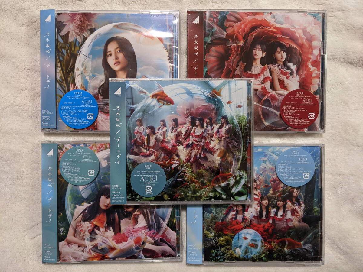 Yahoo!オークション - 全TYPE『乃木坂46 CD 36th「チートデイ」（ABCD...