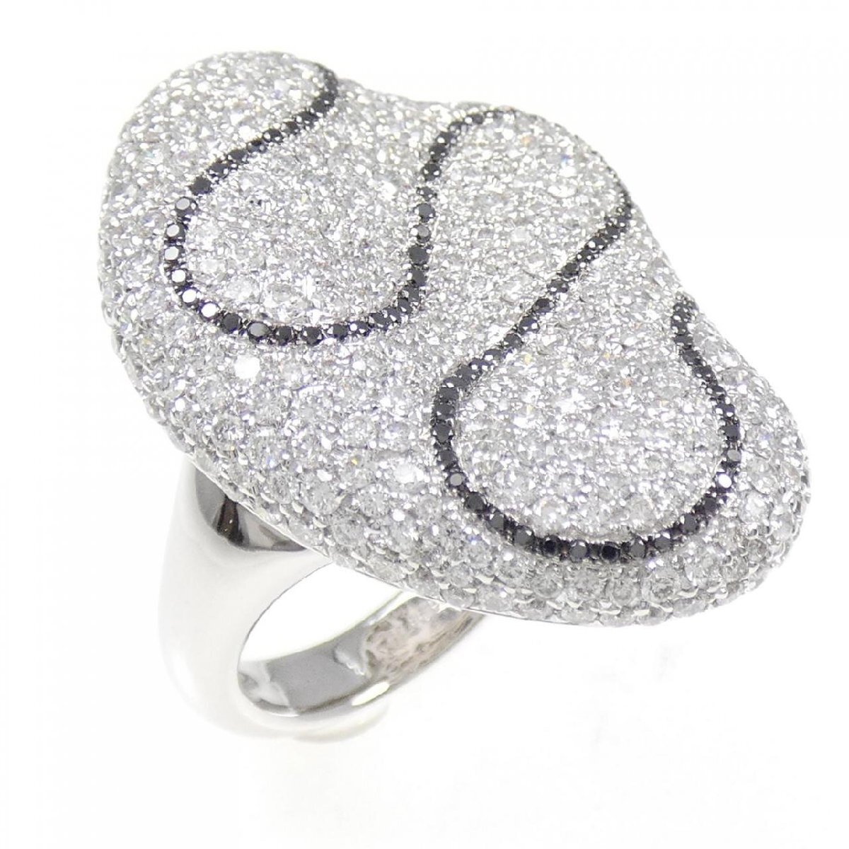 Yahoo!オークション - K18WG ダイヤモンド リング 2.66CT