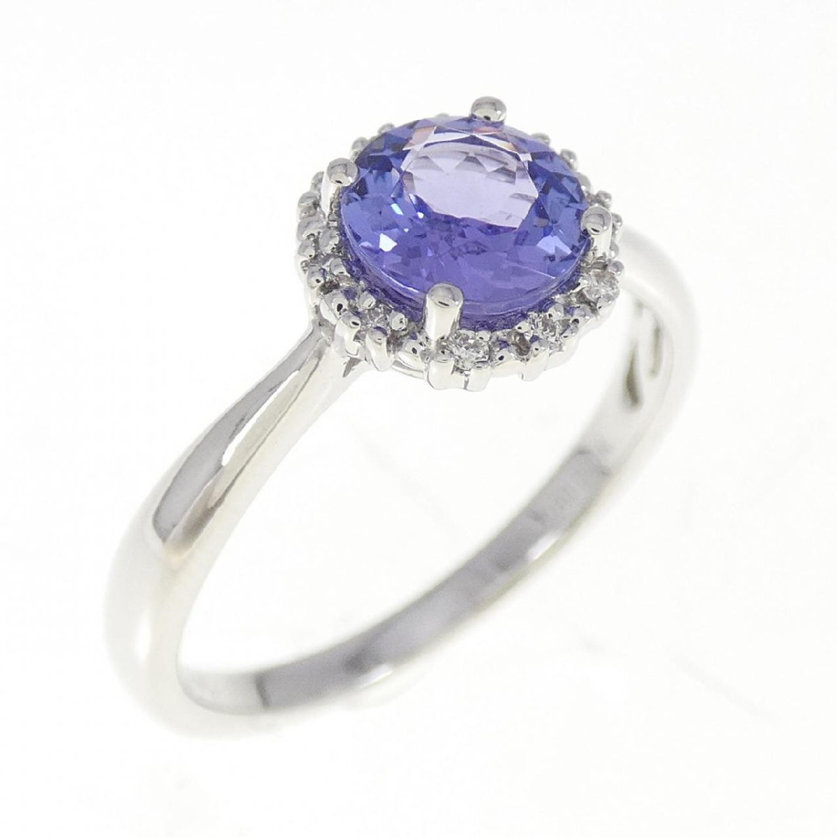 Yahoo!オークション - K18WG タンザナイト リング 0.80CT