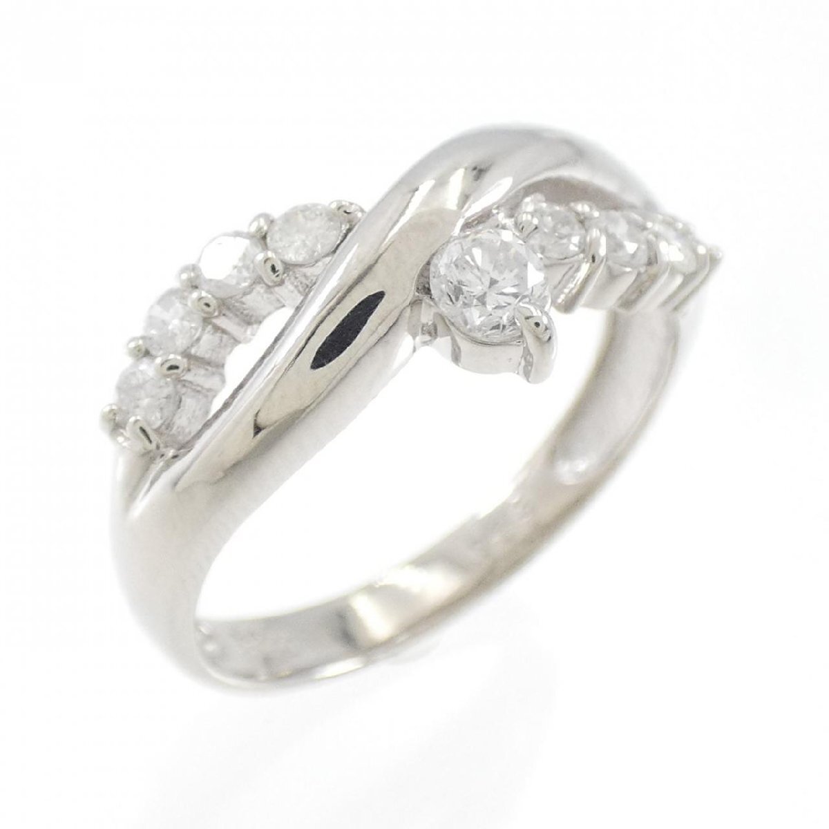 Yahoo!オークション - PT900 ダイヤモンド リング 0.43CT