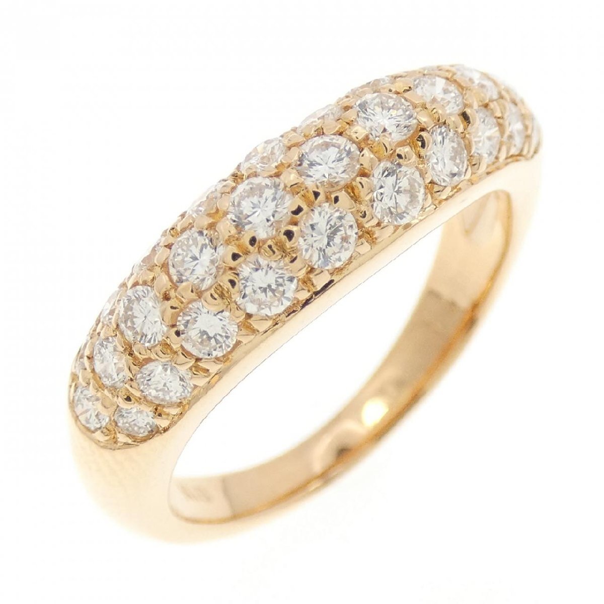 Yahoo!オークション - K18PG ダイヤモンド リング 0.70CT