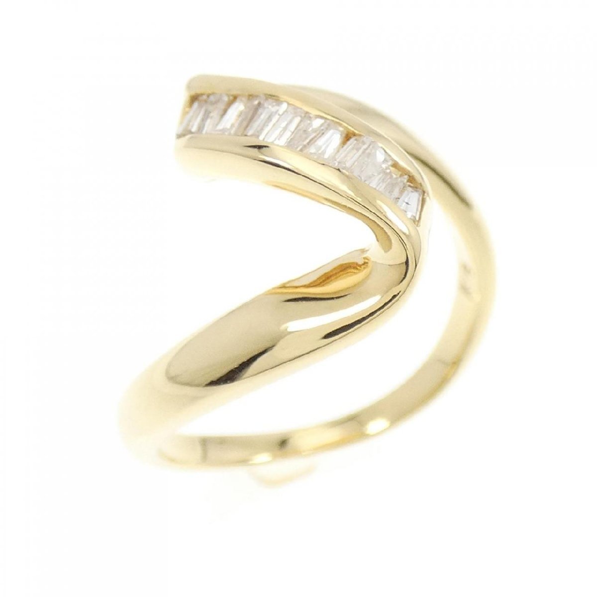 Yahoo!オークション - K18YG ダイヤモンド リング 0.17CT