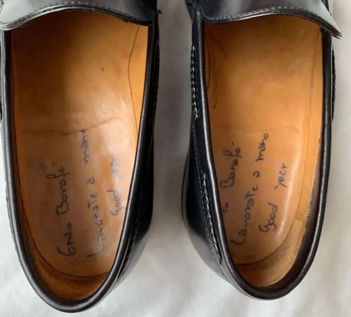 Yahoo!オークション - Enzo Bonafe エンツォボナフェ UK5.5 ローファー