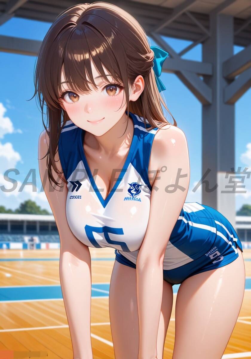 Yahoo!オークション - 花11749 【1点物】AI 美女 バレーボール 清楚 ス...