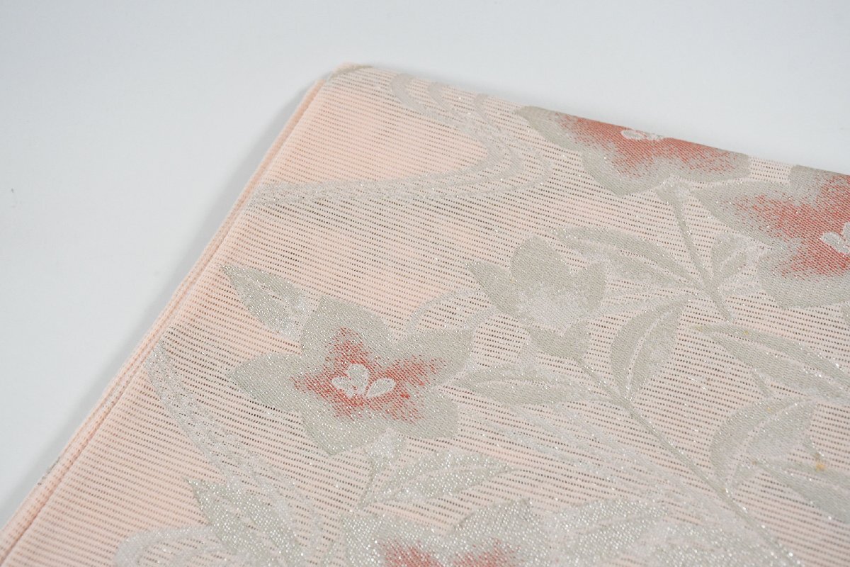 Yahoo!オークション - 京袋帯 夏帯 六通柄 秋草 花 帯丈372cm 着物屋 n...