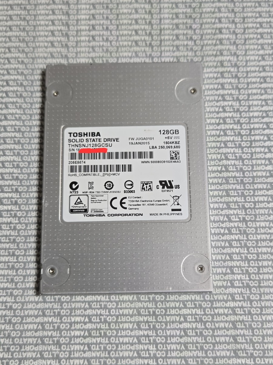 Yahoo!オークション - TOSHIBA SSD THNSNJ128GCSU 128GB SATA 1円スタ...