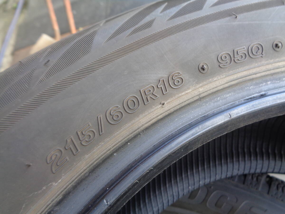 Yahoo!オークション - S281 冬用 BSブリザックVRX2 215/60R16 中古ス...