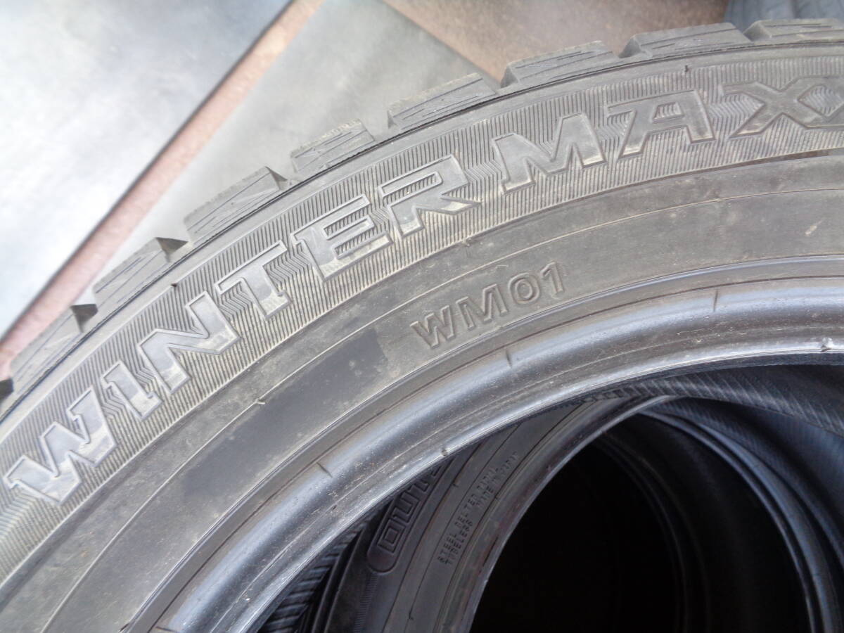 Yahoo!オークション - S283 冬用ダンロップWINTER MAXX01 215/55R17 ...