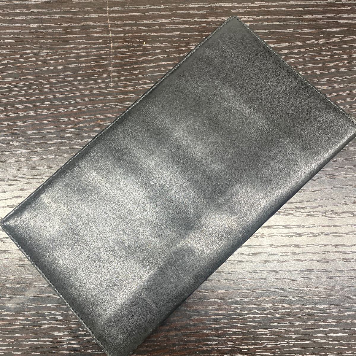 Yahoo!オークション - 4ys dunhill ダンヒル ロングウォレット レザー ...