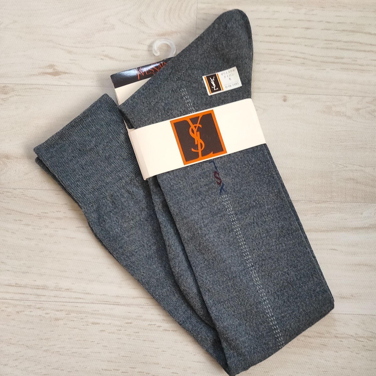 【樂淘letao】日本代購代標第一品牌－イヴサンローラン YSL ハイソックス 25cm ロングホーズ 靴下 メンズ 紳士 ビジネス ドレス スーツ レトロ