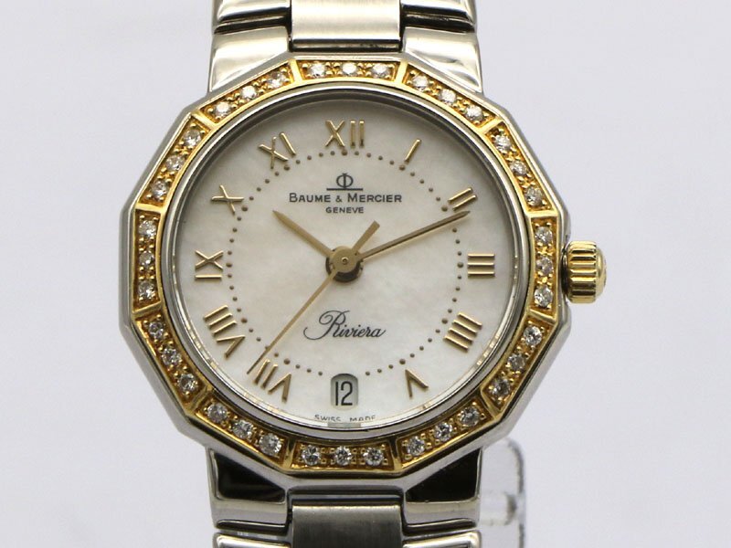 Yahoo!オークション - 【 ボーム&メルシエ BAUME&MERCIER 】 リビエラ ...