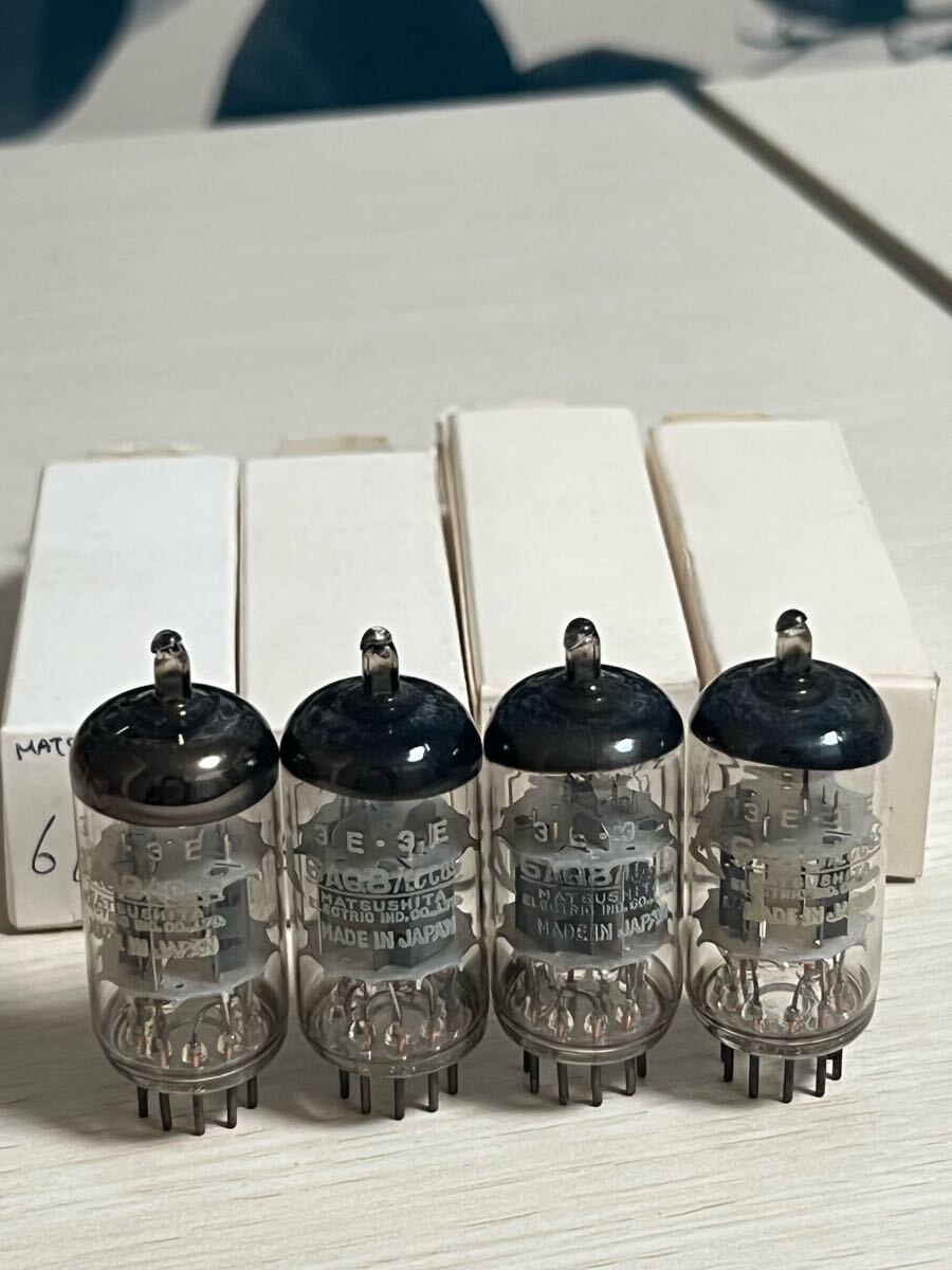 Yahoo!オークション - 6AQ8 ECC85 4本同一ロット 3E 松下 試験済み 真...