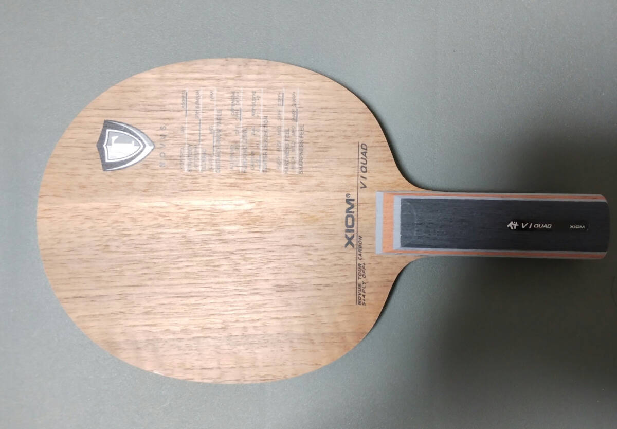 Yahoo!オークション - 卓球ラケット XIOM V1クアッド ST 未使用品