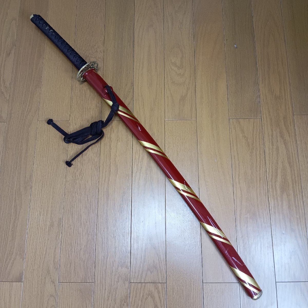Yahoo!オークション - 1円 Z523 模造刀 日本刀 全長約104cm 刃渡約73cm...