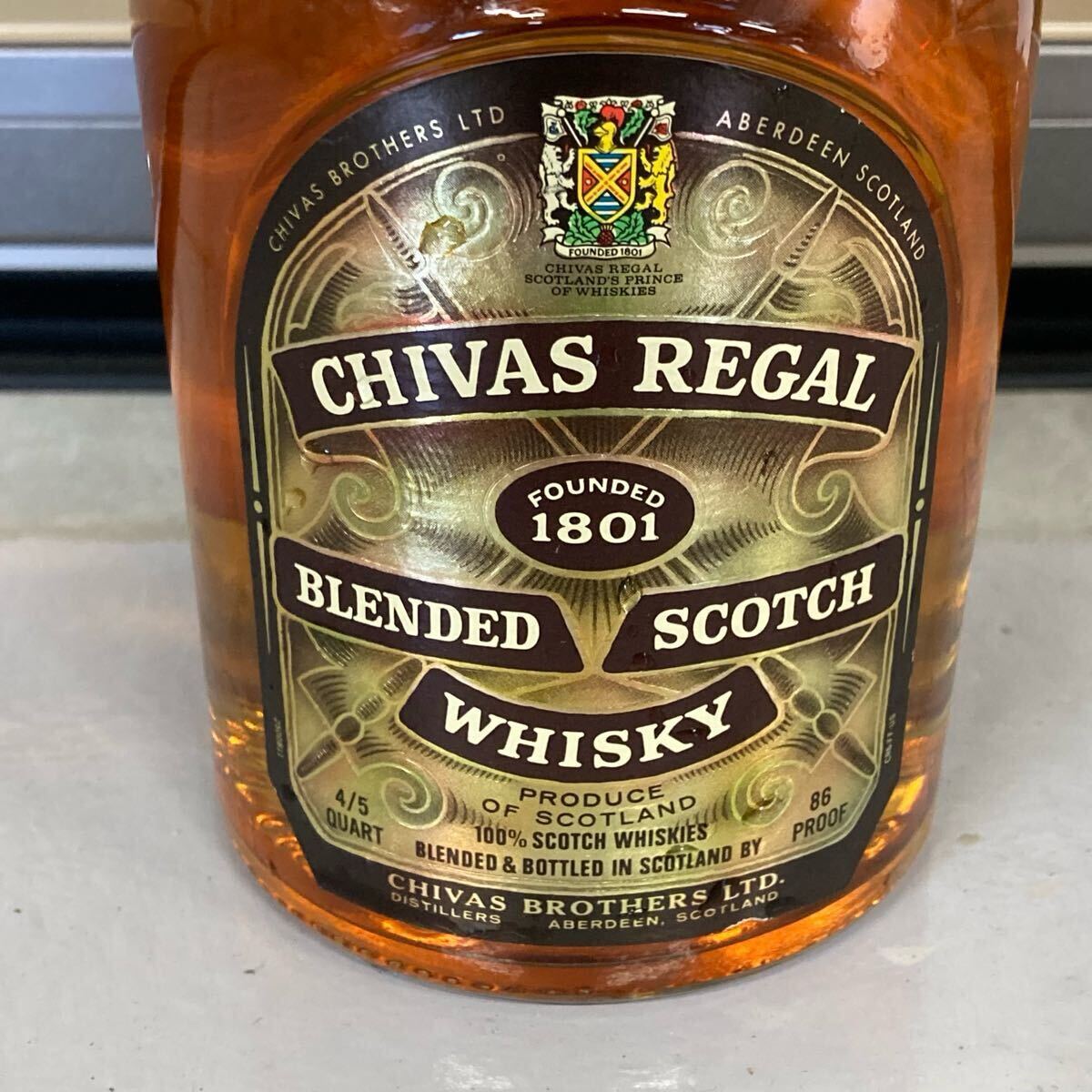 Yahoo!オークション - 【未開栓】CHIVAS REGAL シーバスリーガル 1801 ...