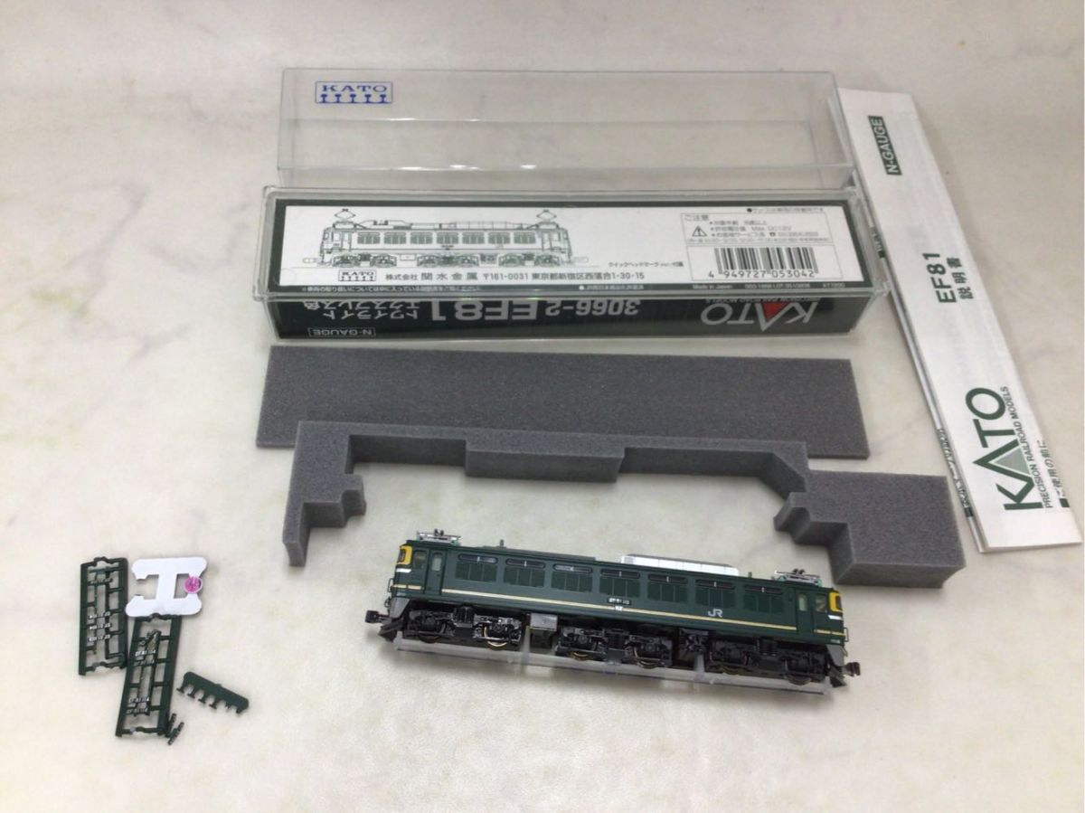 Yahoo!オークション - 1円〜 動作確認済み KATO Nゲージ 3066-2 EF81 ...