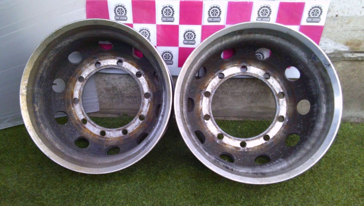 Yahoo!オークション - アルミホイール アルコア 22.5×8.25 165 ISO方...