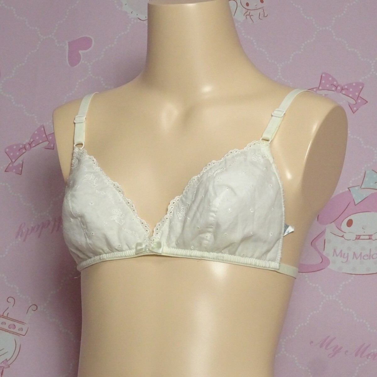 Yahoo!オークション - （3548） ハーフトップ ワコール 三角ブラ B75サ...