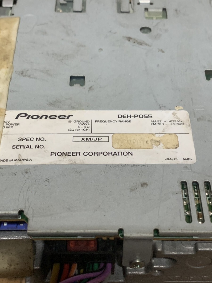 Yahoo!オークション - カロッツェリア CDプレイヤー DEH-P055