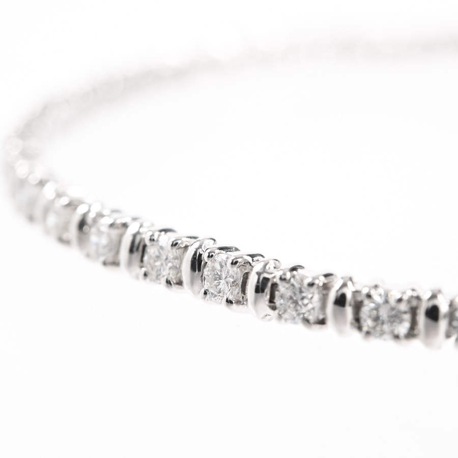 Yahoo!オークション - タサキ テニス ブレスレット 内径 16cm/幅 約2mm...