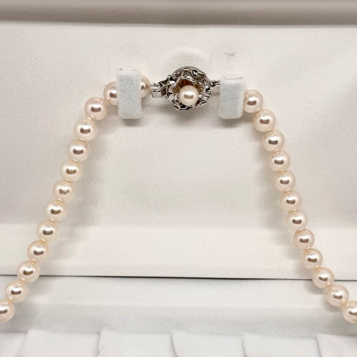 Yahoo!オークション - 【花珠級】あこや 本真珠 ネックレス SILVER金具...