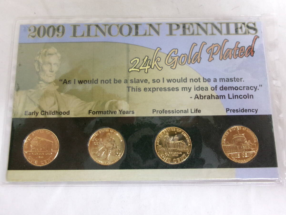 Yahoo!オークション - N018 アメリカ合衆国リンカーン記念金貨セット
