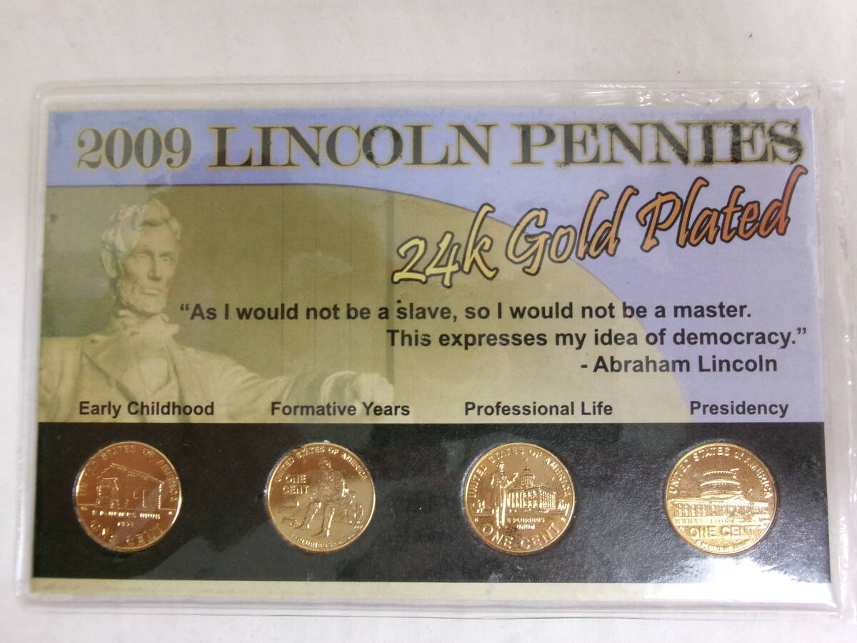 Yahoo!オークション - N018 アメリカ合衆国リンカーン記念金貨セット