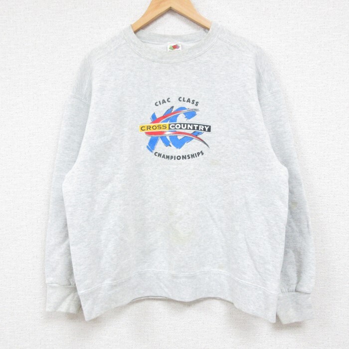 Yahoo!オークション - 【20%OFF】L/古着 フルーツオブザルーム 長袖 ス...