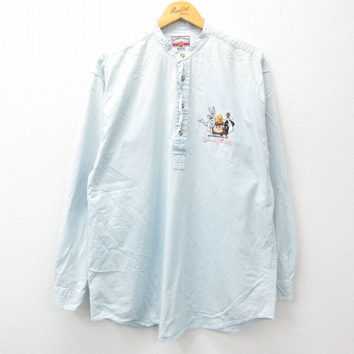 Yahoo!オークション - 【20%OFF】L/古着 長袖 シャツ メンズ 00s ルー...