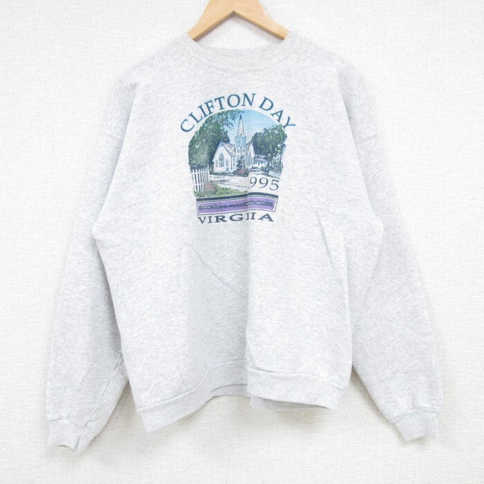 Yahoo!オークション - 【20%OFF】L/古着 長袖 スウェット メンズ 90s C...