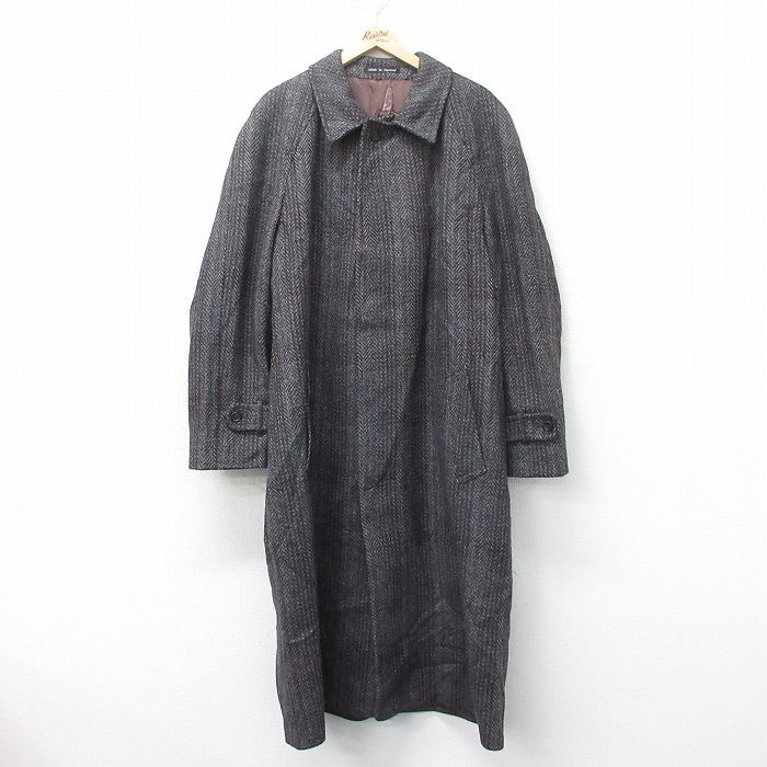 Yahoo!オークション - 【20%OFF】L/古着 長袖 ウール コート メンズ 90...