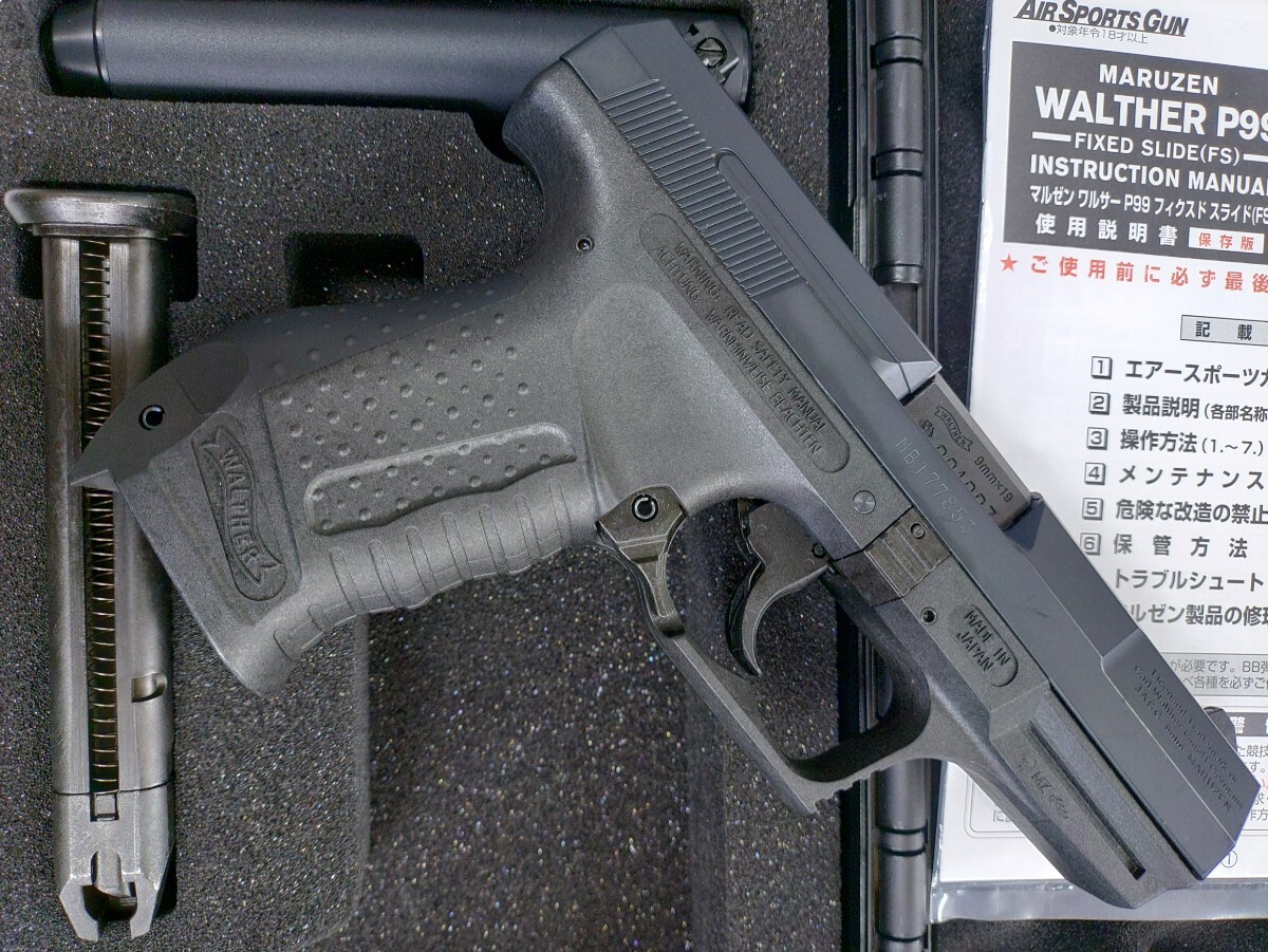 Yahoo!オークション - マルゼン ワルサーP99 FS CO2 ガスガン フルセッ...