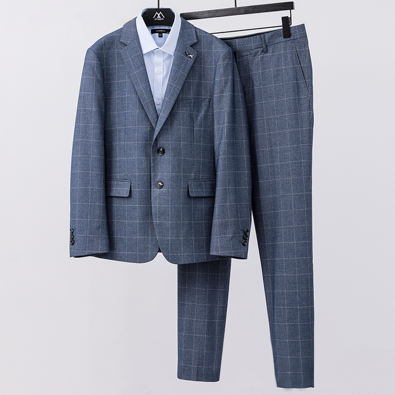 Yahoo!オークション - S984-2XL新品 スーツ 格子柄 復古 シングルスー...