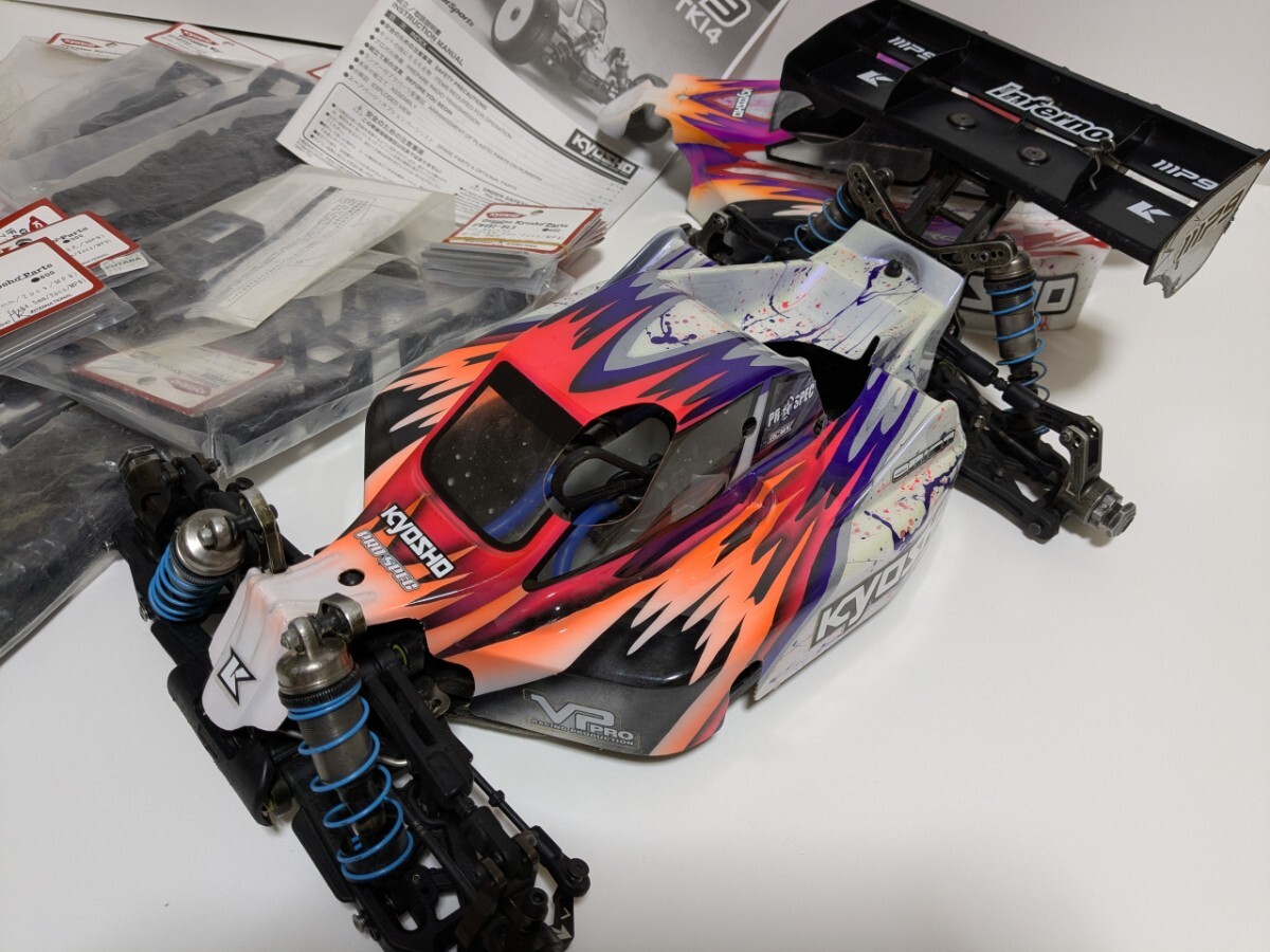 Yahoo!オークション - 京商インファーノMP9 TKI4 スペア18600円付き